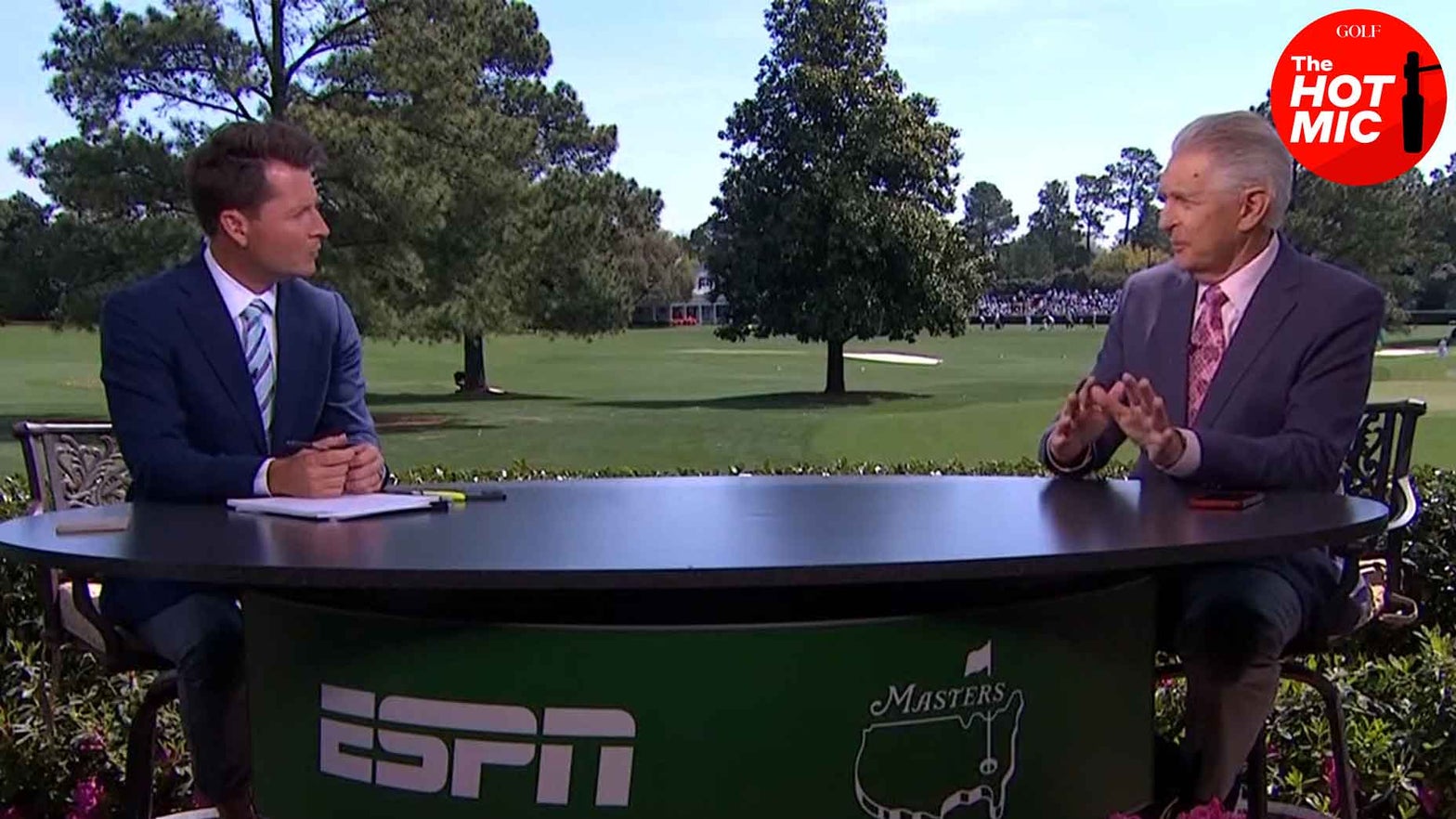 What it's like hosting SportsCenter for ESPN at the Masters