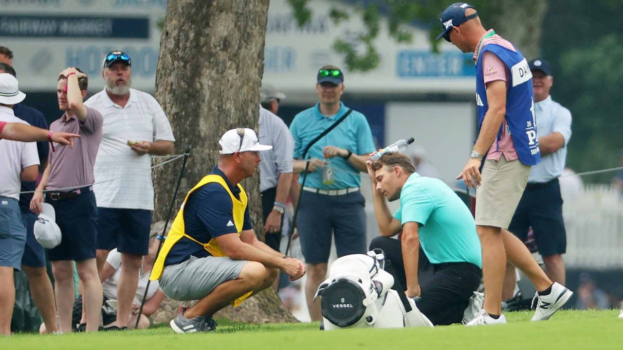 'He just got domed': Pro takes wayward drive to head at PGA Championship