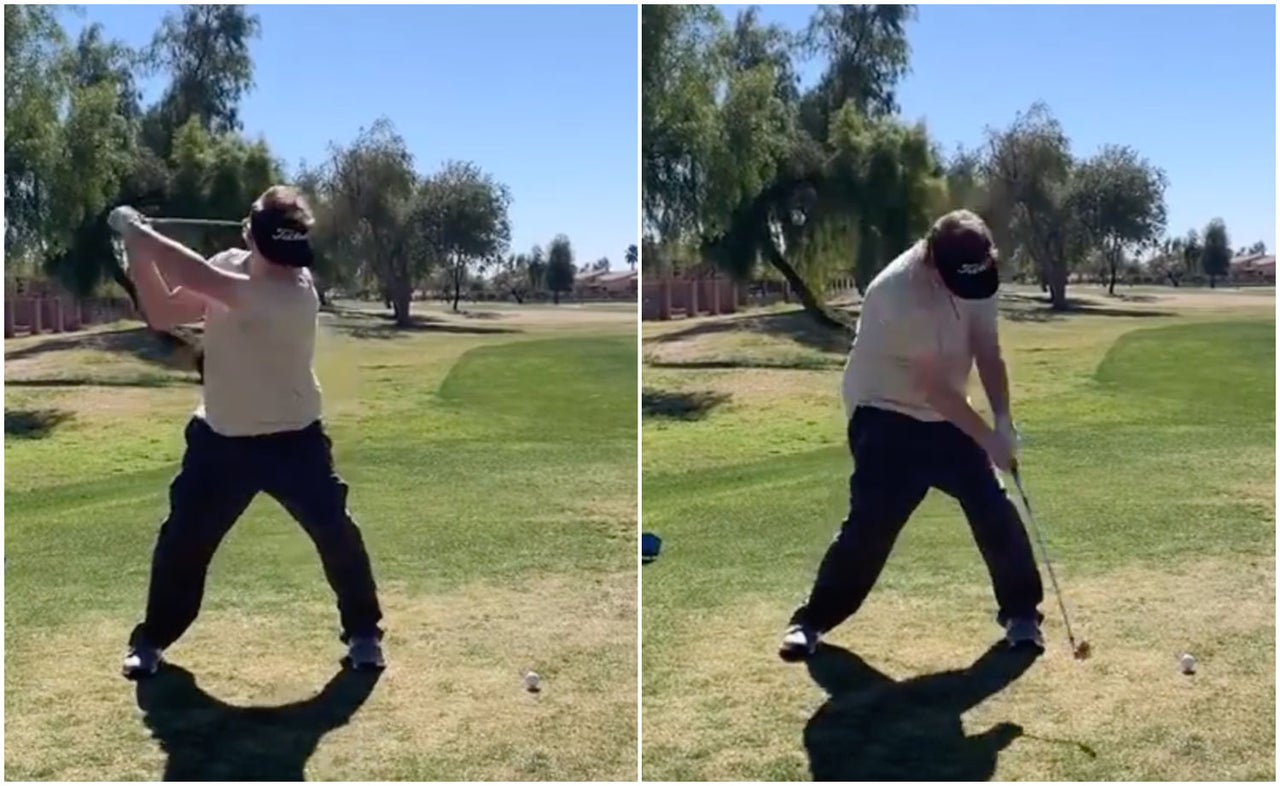 This golfer's bizarre 'backwards' swing is actually kinda genius