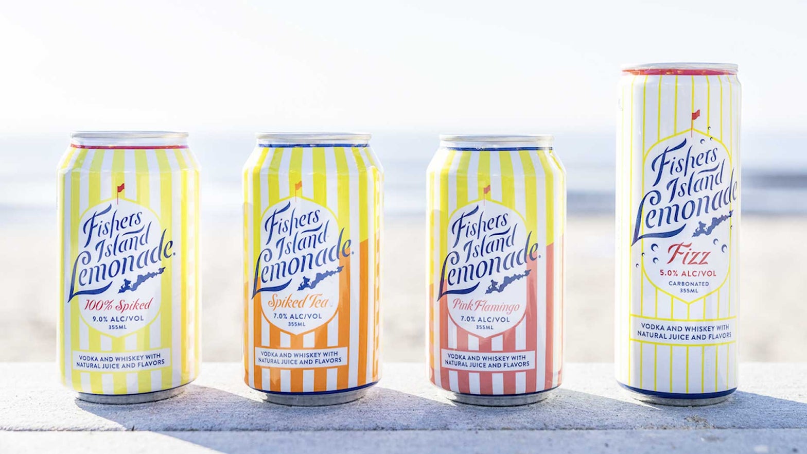 Fishers Island Lemonade canned cocktails taste like summertime