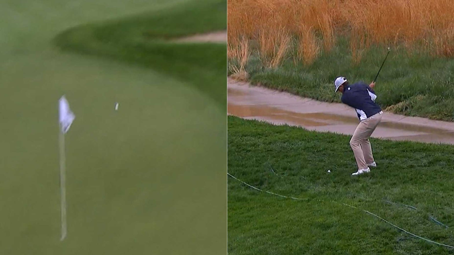 Sponsor exemption's impossible hole-out leads to best made cut you'll see