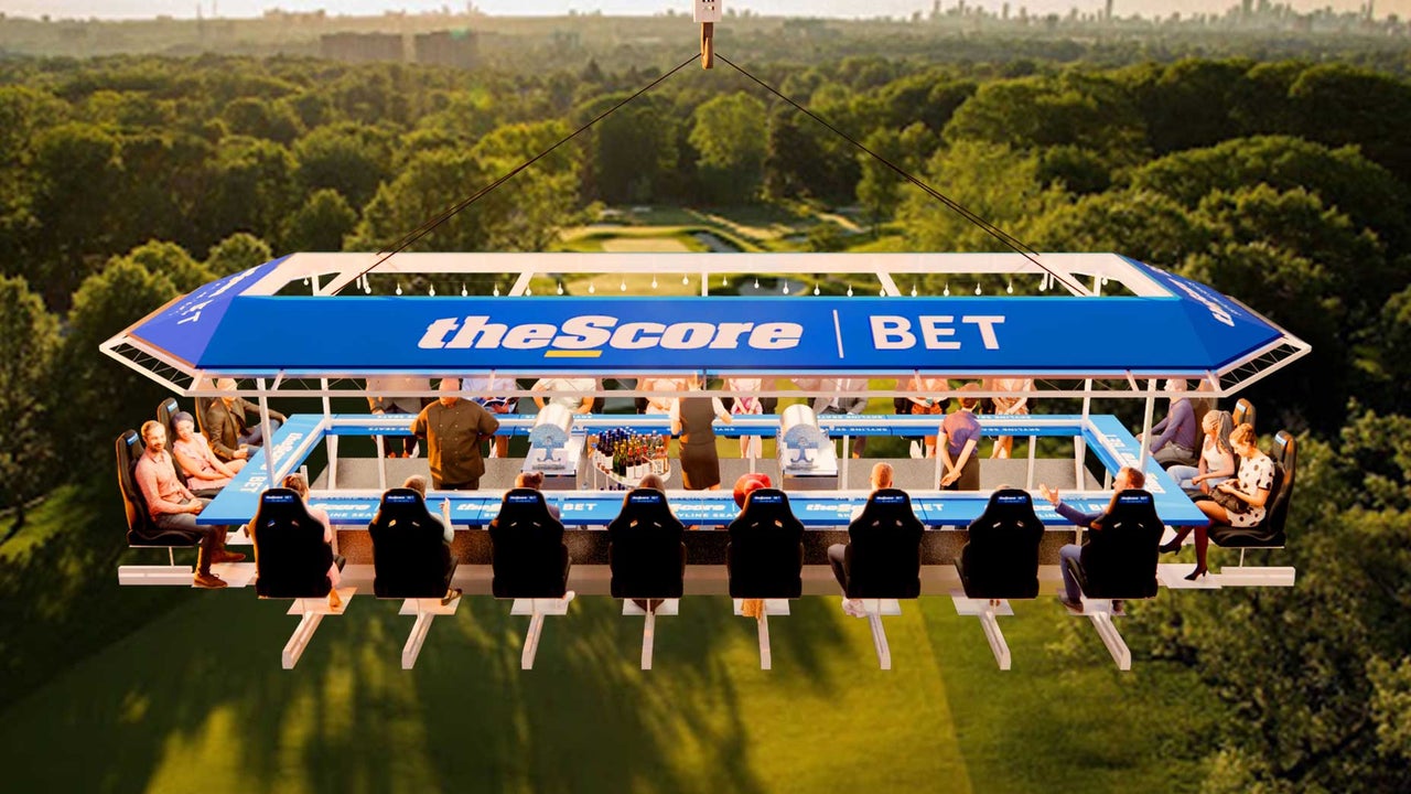 A grandstand in the sky? That’s golf’s wacky new reality