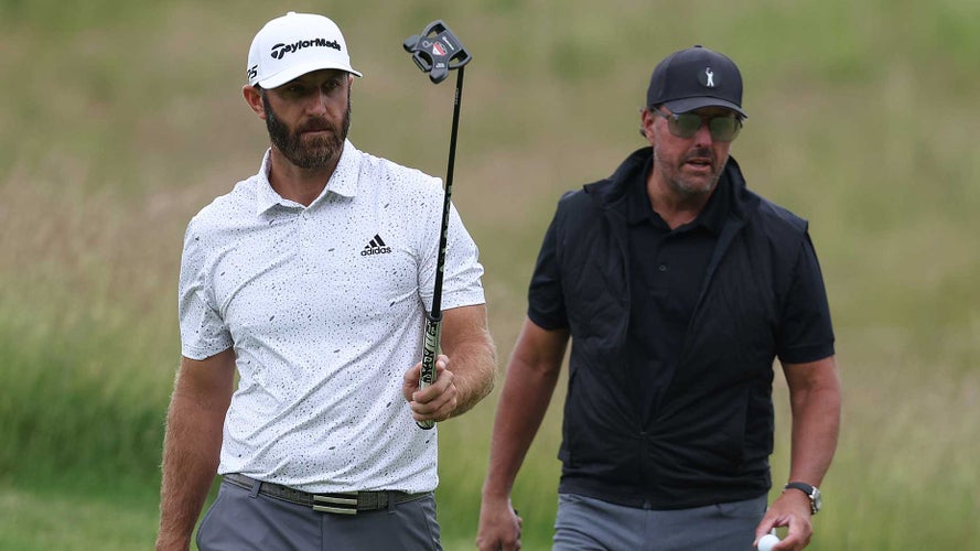 Dustin Johnson explains why he hits a fade — and how it helps his game