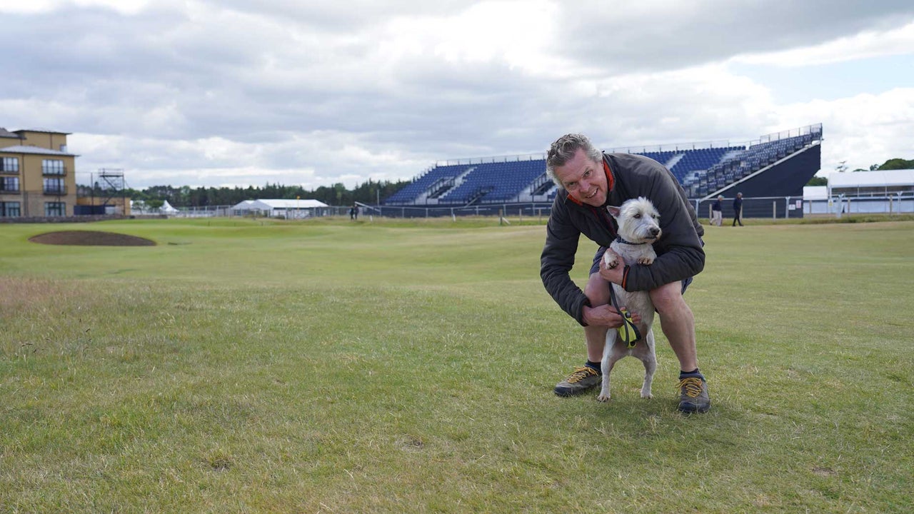 On Sundays, The Old Course at St. Andrews becomes a dog park