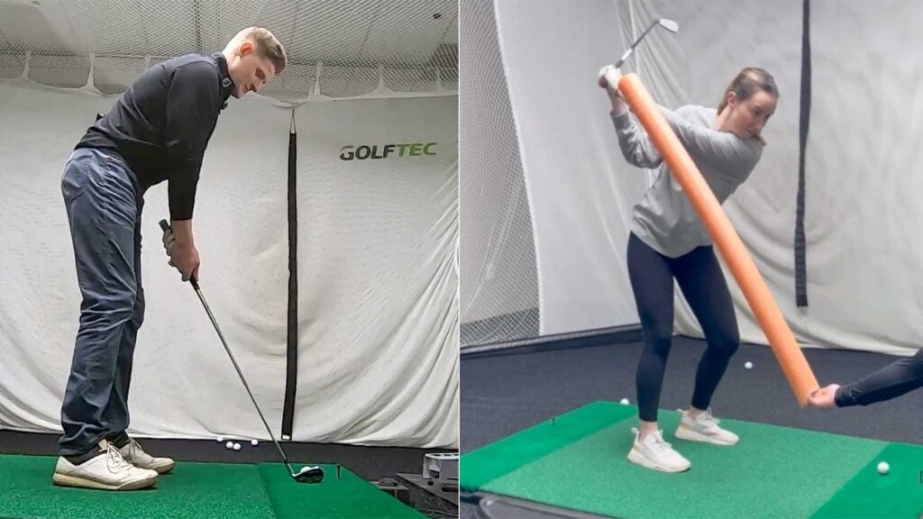 Golf drill: Why you should practice making swings with only your right arm