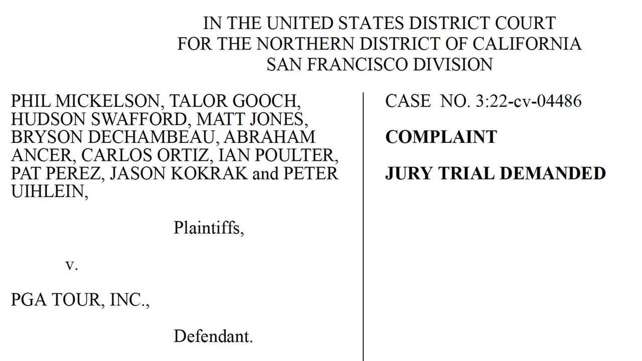 11 surprises from Phil Mickelson, other LIV players' lawsuit vs. PGA Tour