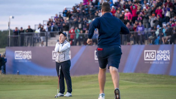 What it looked like as Ashleigh Buhai gave away The Open, then took it back