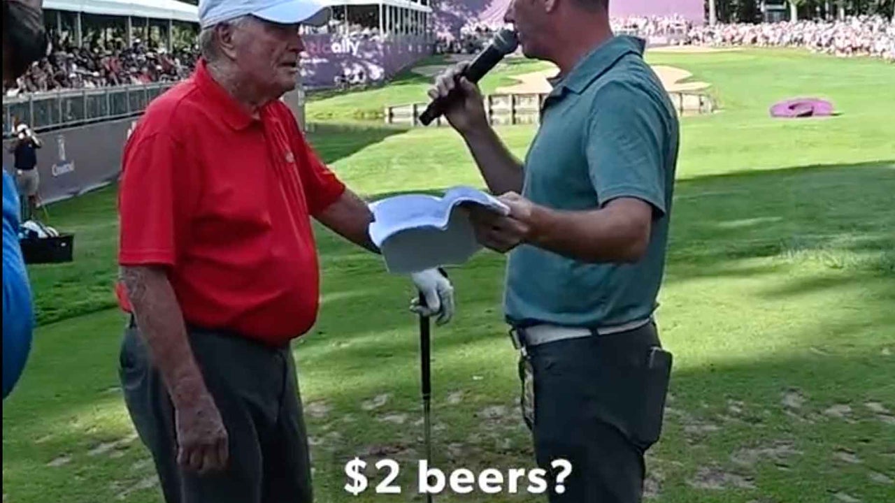 Jack Nicklaus reveals the perfect bunker shot technique