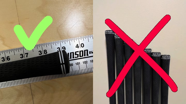 The right and wrong way to measure golf club length