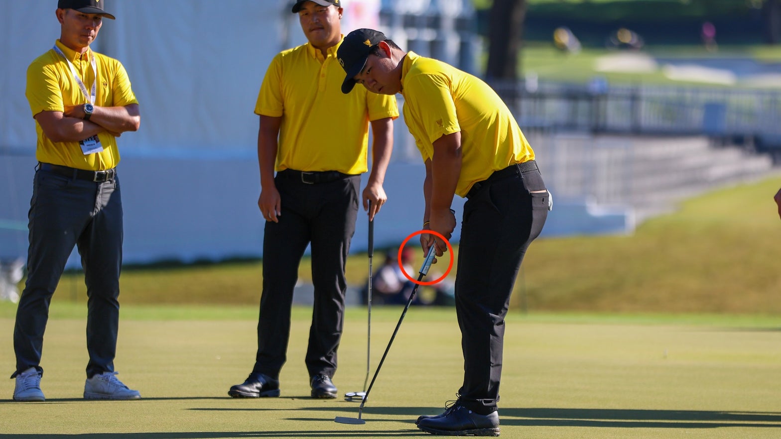 Tom Kim changed 1 piece of gear for good Presidents Cup vibes