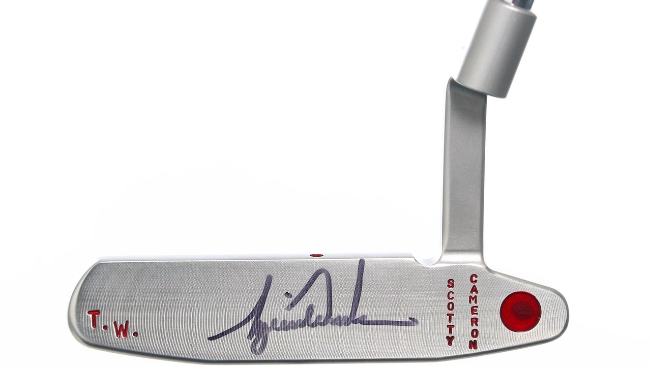 This Tiger Woods Scotty Cameron putter has an entertaining backstory