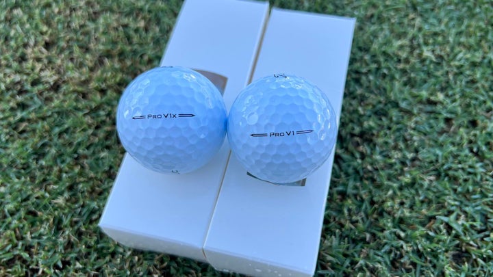 Titleist 2023 Pro V1, Pro V1x balls surface at Shriners Open