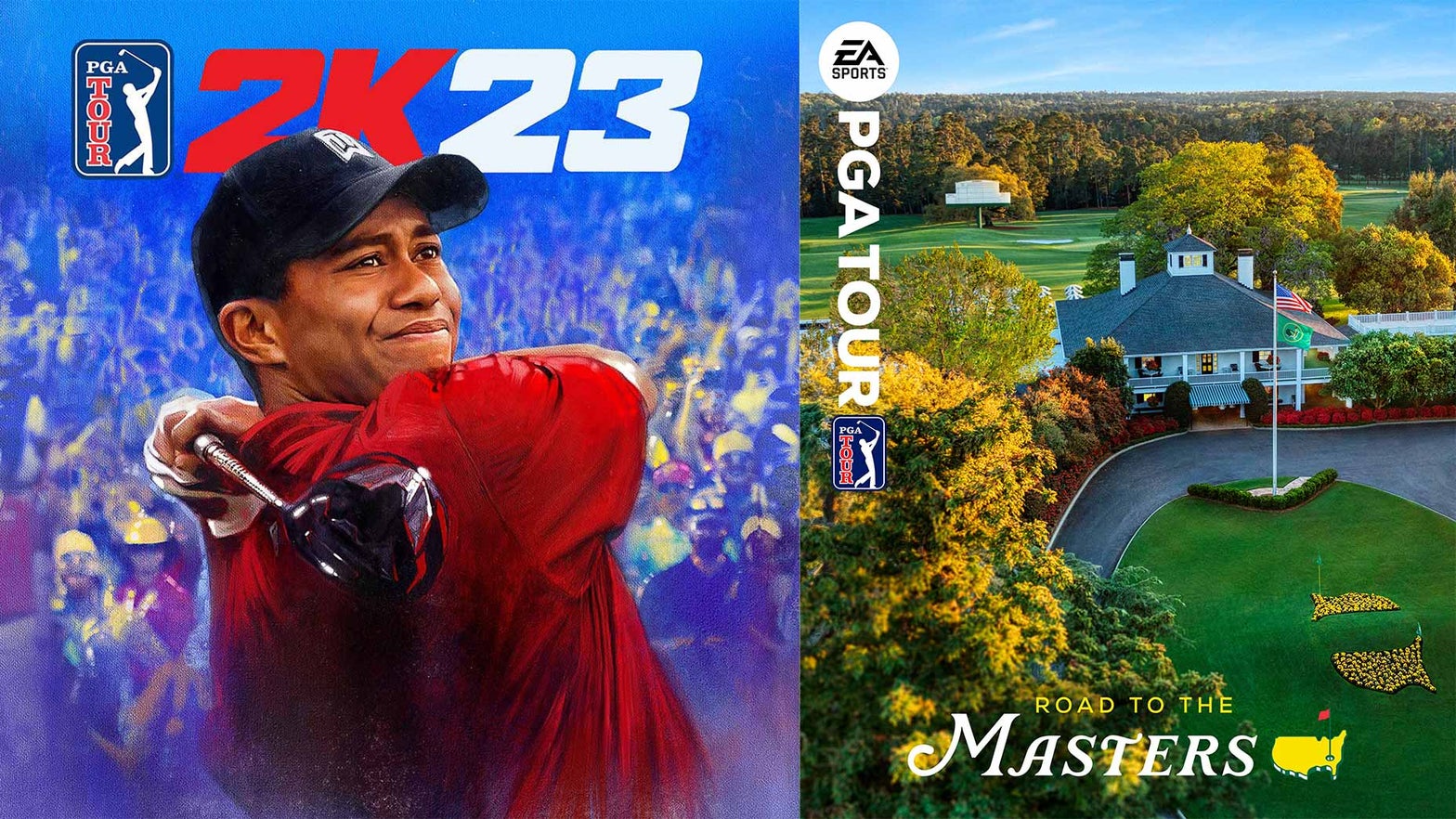 Tiger Woods or the Masters? Two new golf video games present a choice