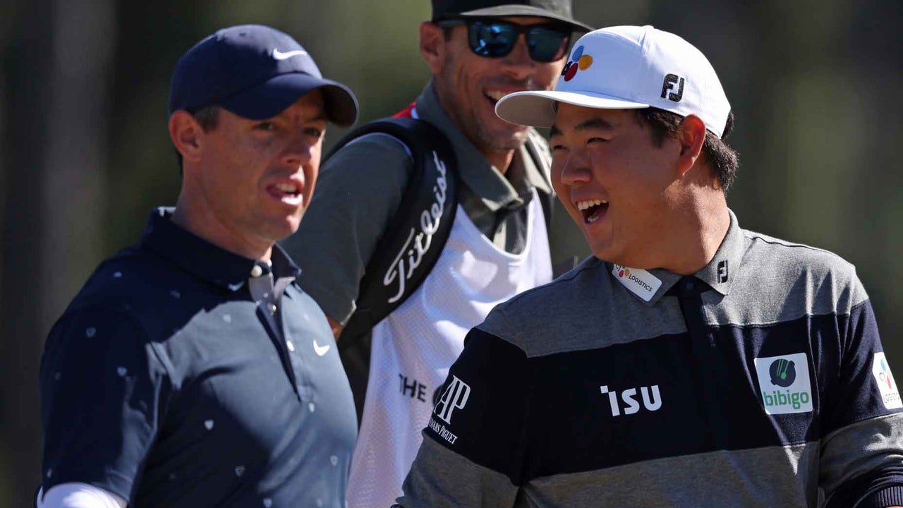 Rory McIlroy asks 20-year-old Tom Kim about beer, and it's everything