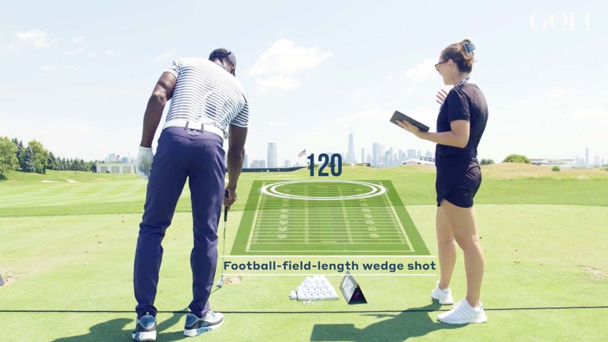 We challenged these NFL players to bring the gridiron to the golf course