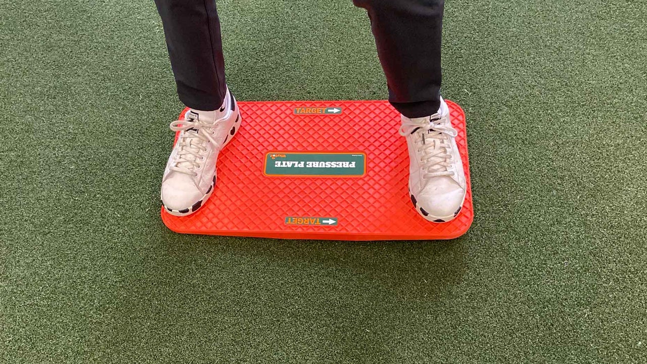 This training aid is perfect for teaching you to shift your pressure ...