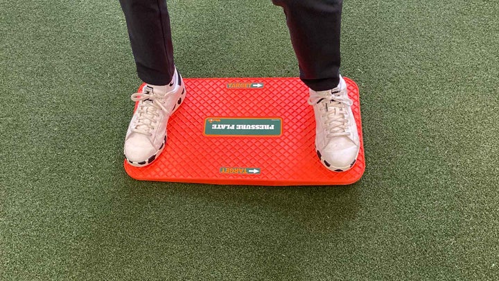 This training aid is perfect for teaching you to shift your pressure ...