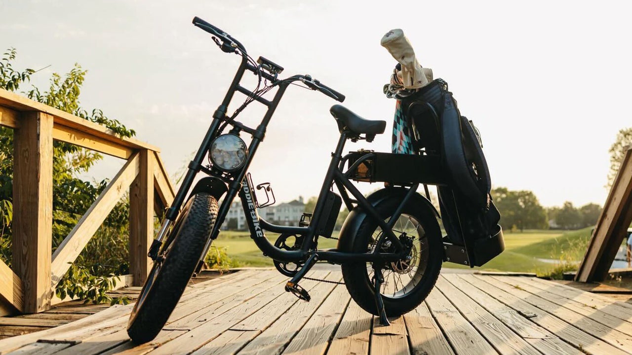 The CaddieBike takes golf e-bikes to the next level