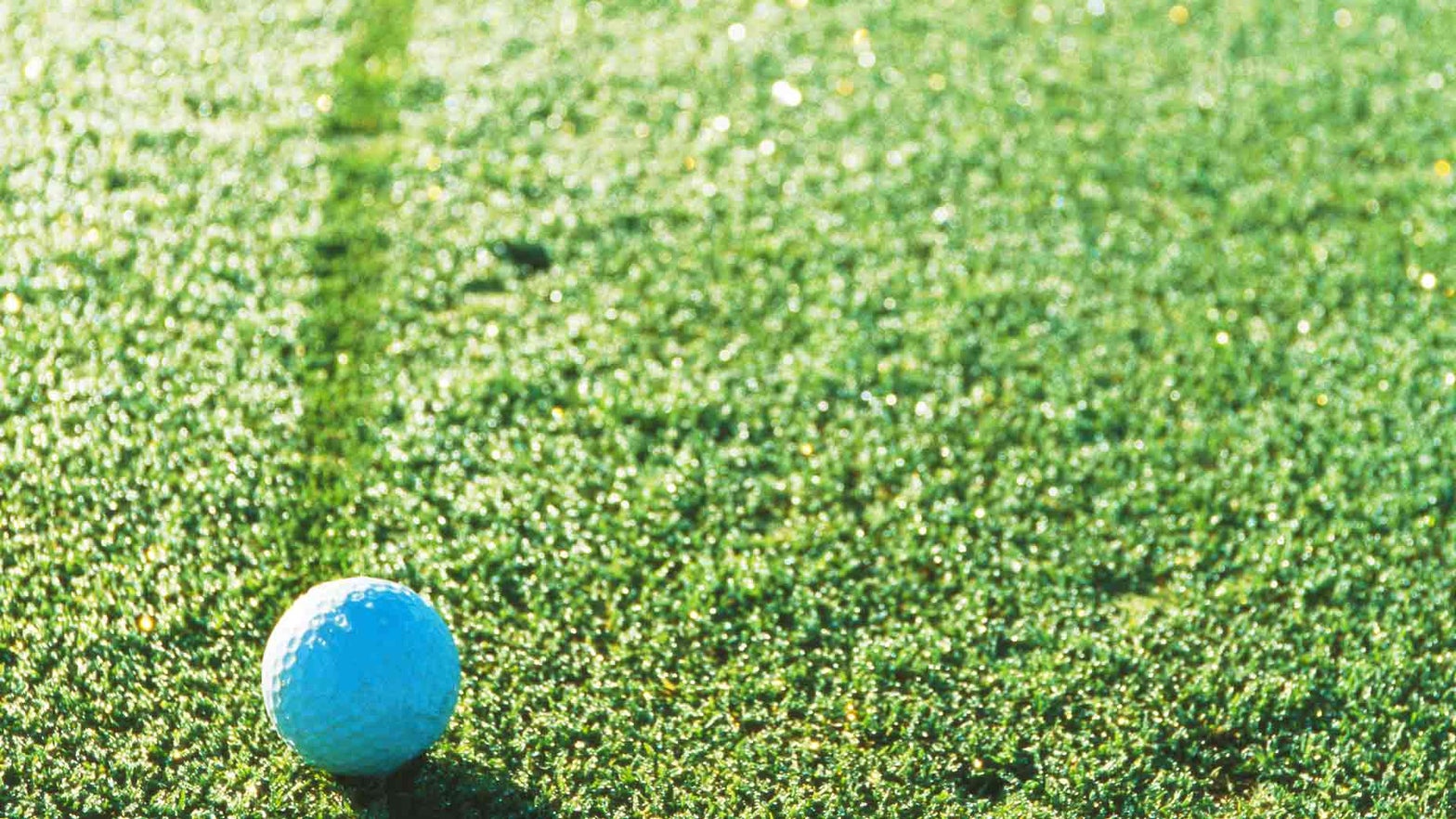 Can you brush ice away if doing so forms a path for your ball to follow?