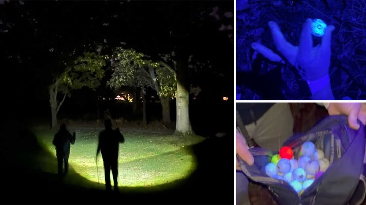 My foursome found 154 golf balls in less than an hour. Here’s how we did it