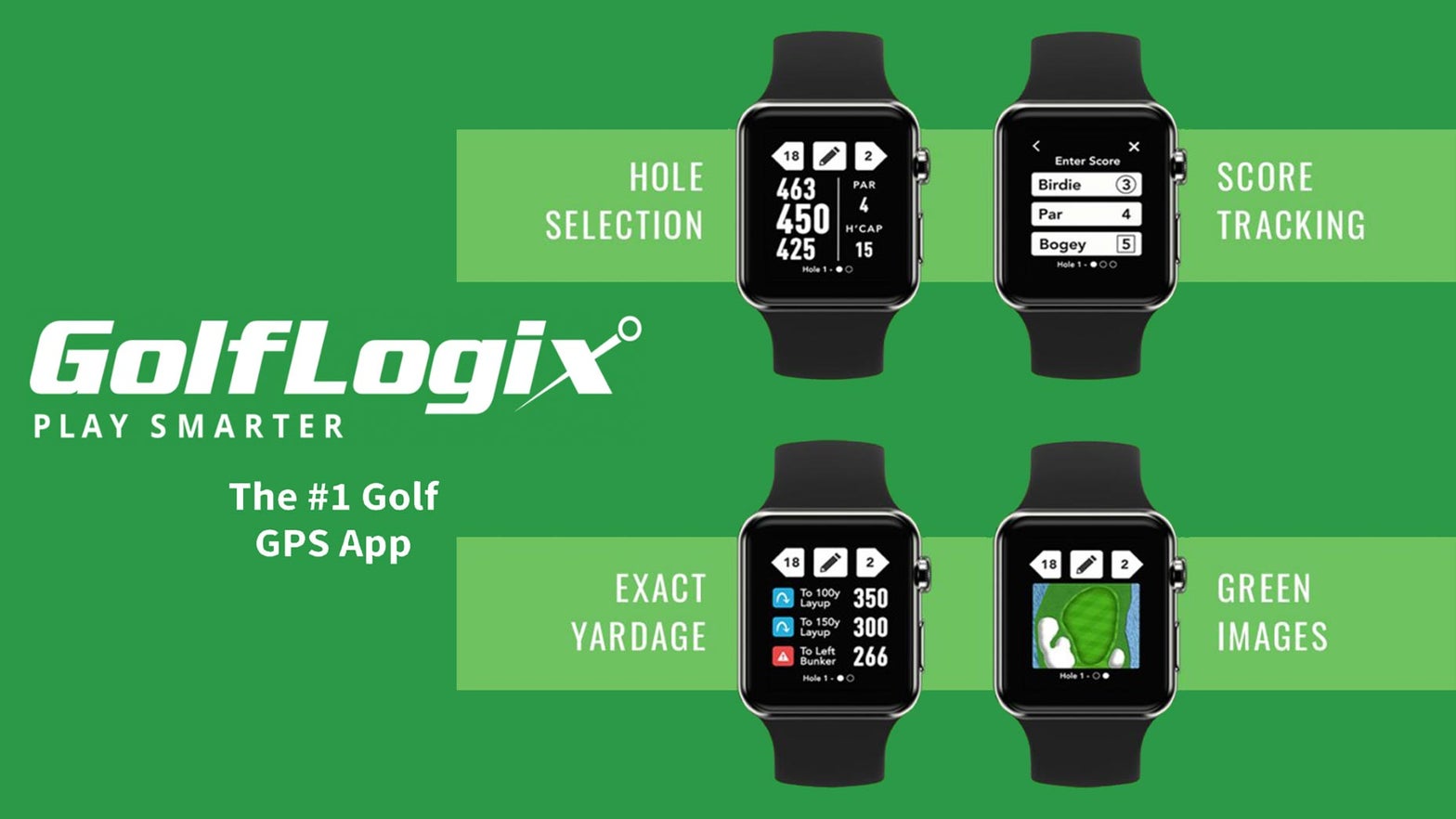 Claim your FREE 12-month membership to GolfLogix: GPS, line, flyover