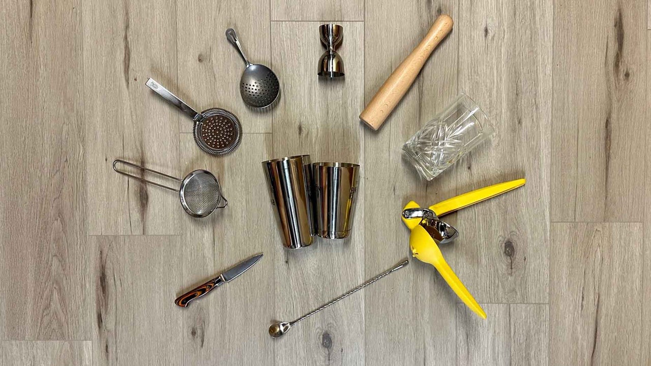 10 key tools for the home mixologist, according to cocktail expert