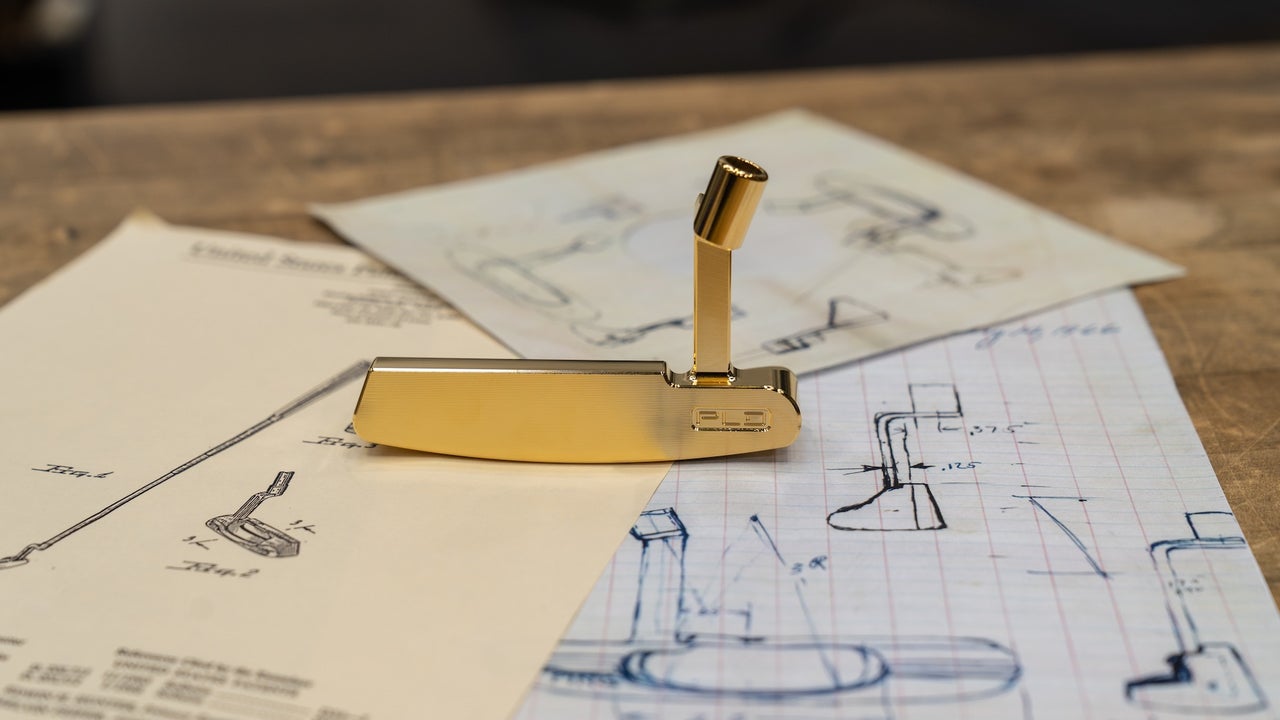 Ping's limited gold-plated PLD Anser Patent 55 putter | First Look