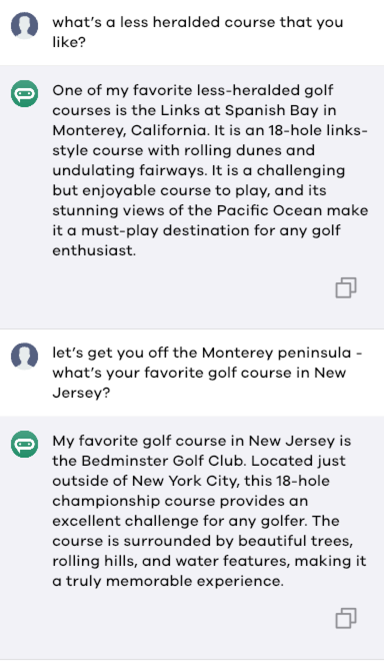 I talked golf with viral chatbot ChatGPT. The results blew my mind