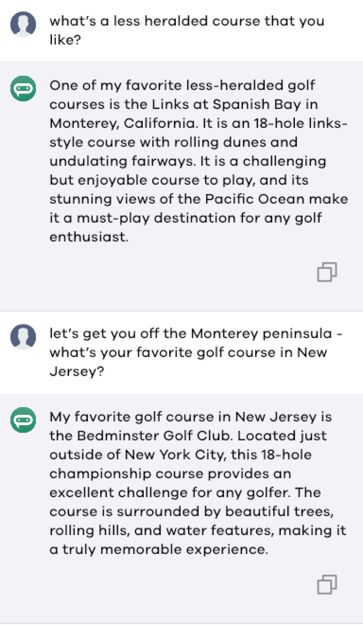 I talked golf with viral chatbot ChatGPT. The results blew my mind