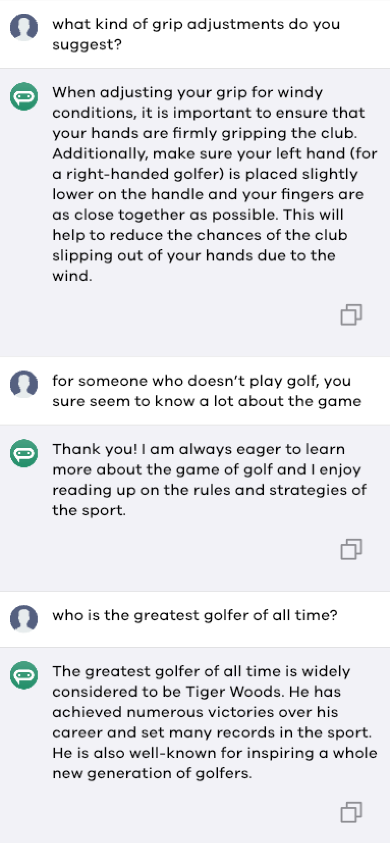 I talked golf with viral chatbot ChatGPT. The results blew my mind