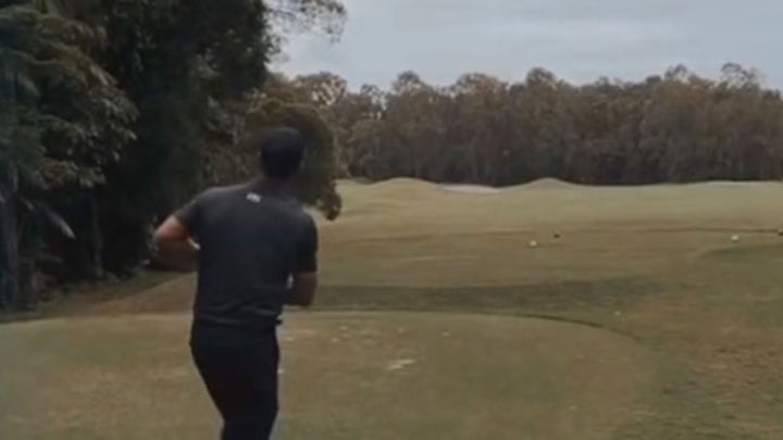 A wedding anniversary, food and drinks: Pro golfers share New Year’s photos