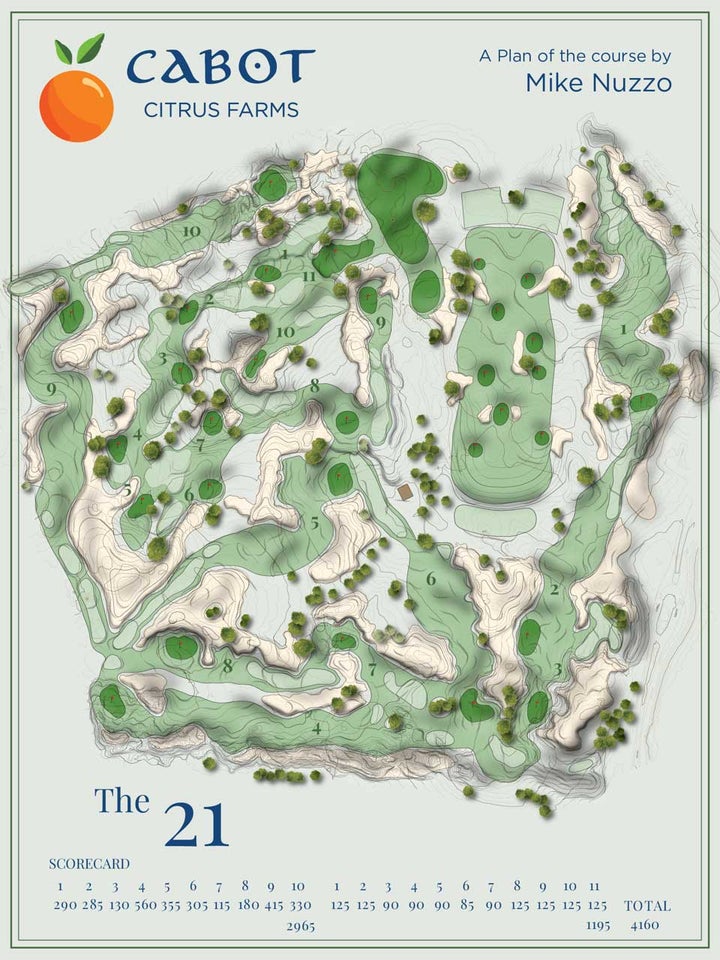 Cabot Citrus Farms reveals plans for unconventional 21-hole design