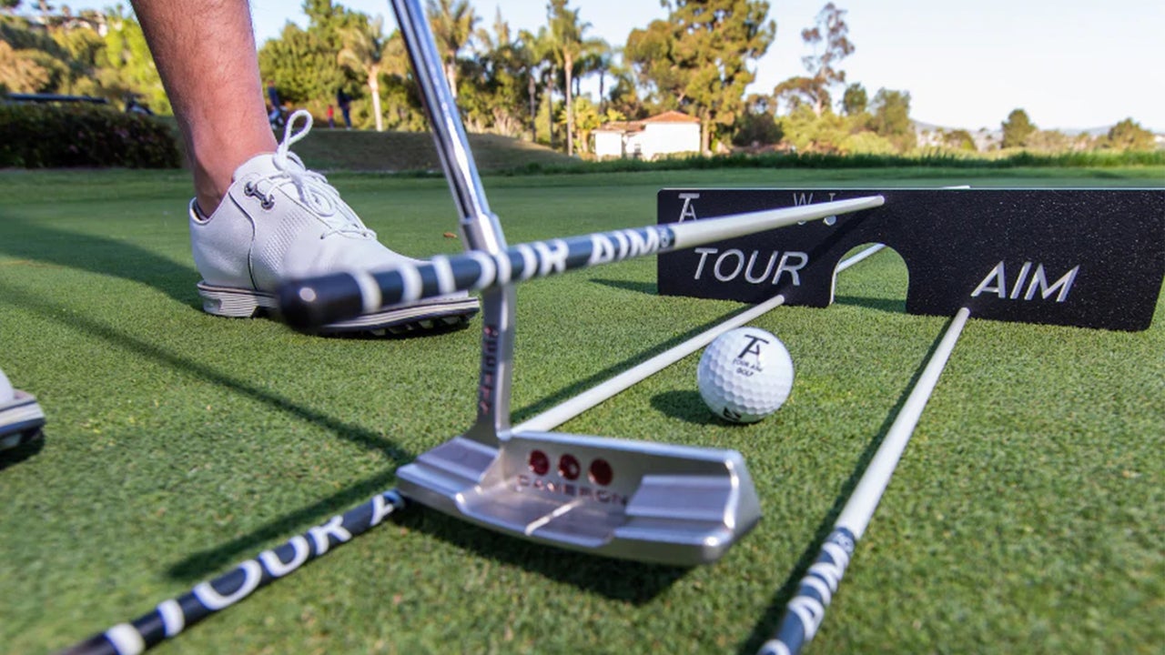 The Tour Aim + 3 Alignment Sticks are 60% off in the Pro Shop