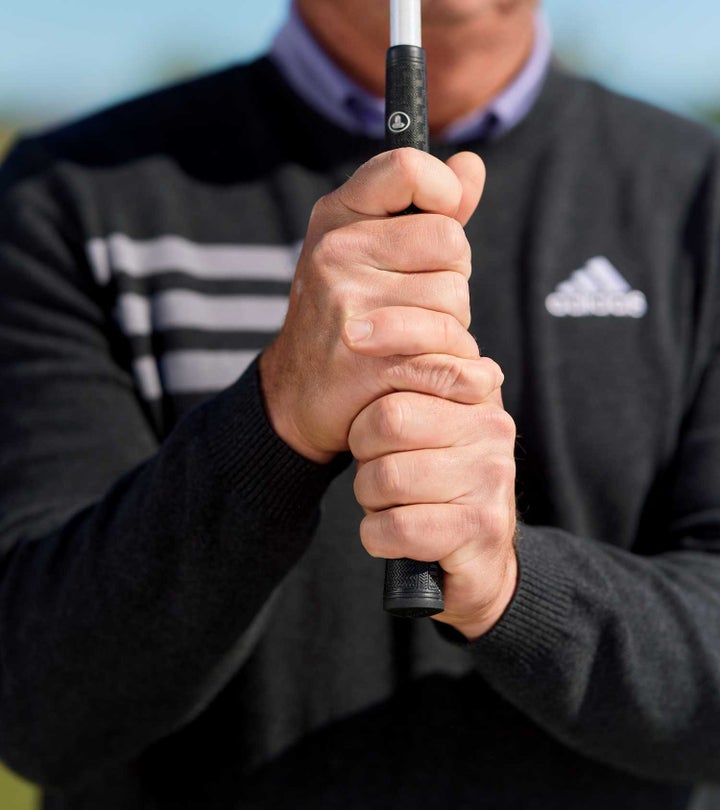 A can't-miss tip for golfers using an interlocking grip