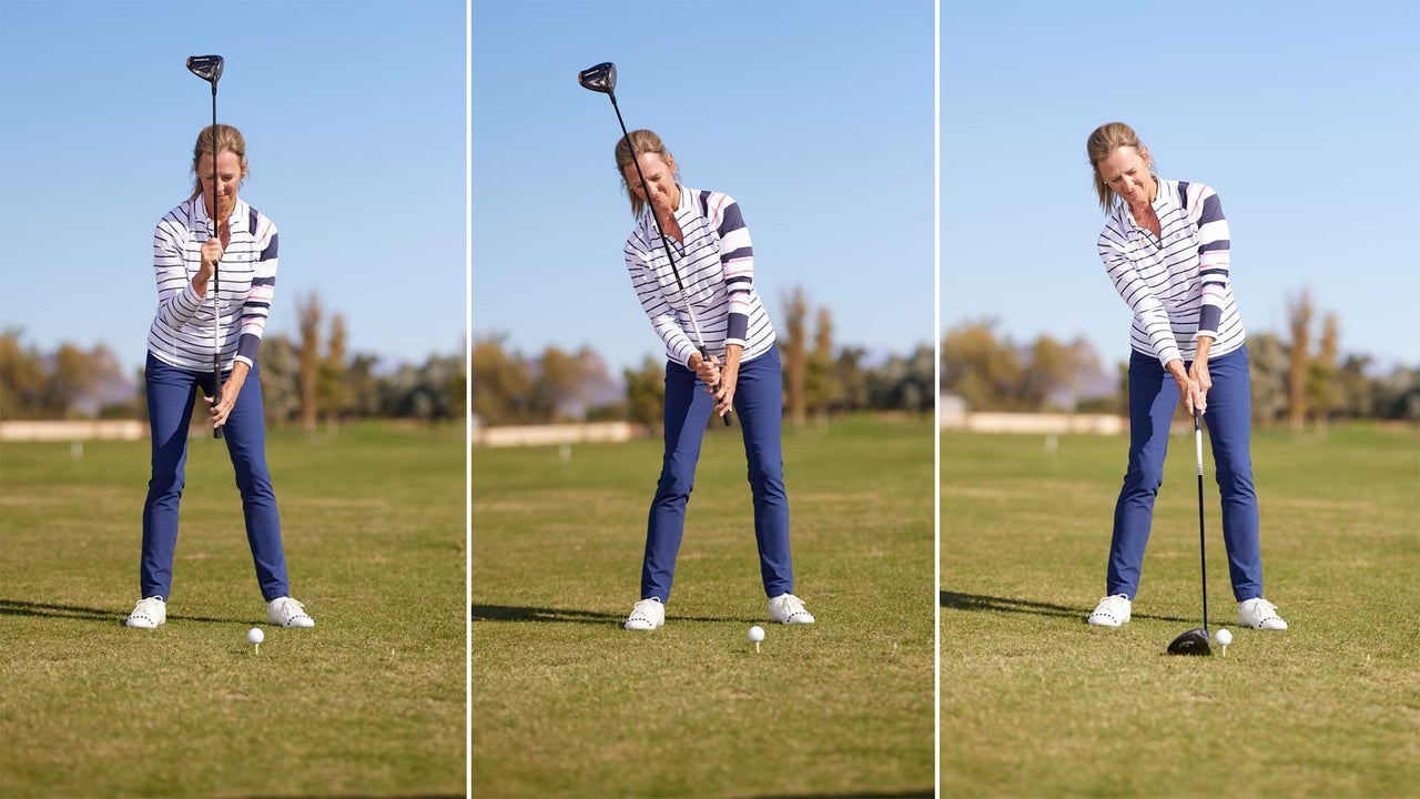 If you hit a slice *and* lack power off the tee, try this setup trick
