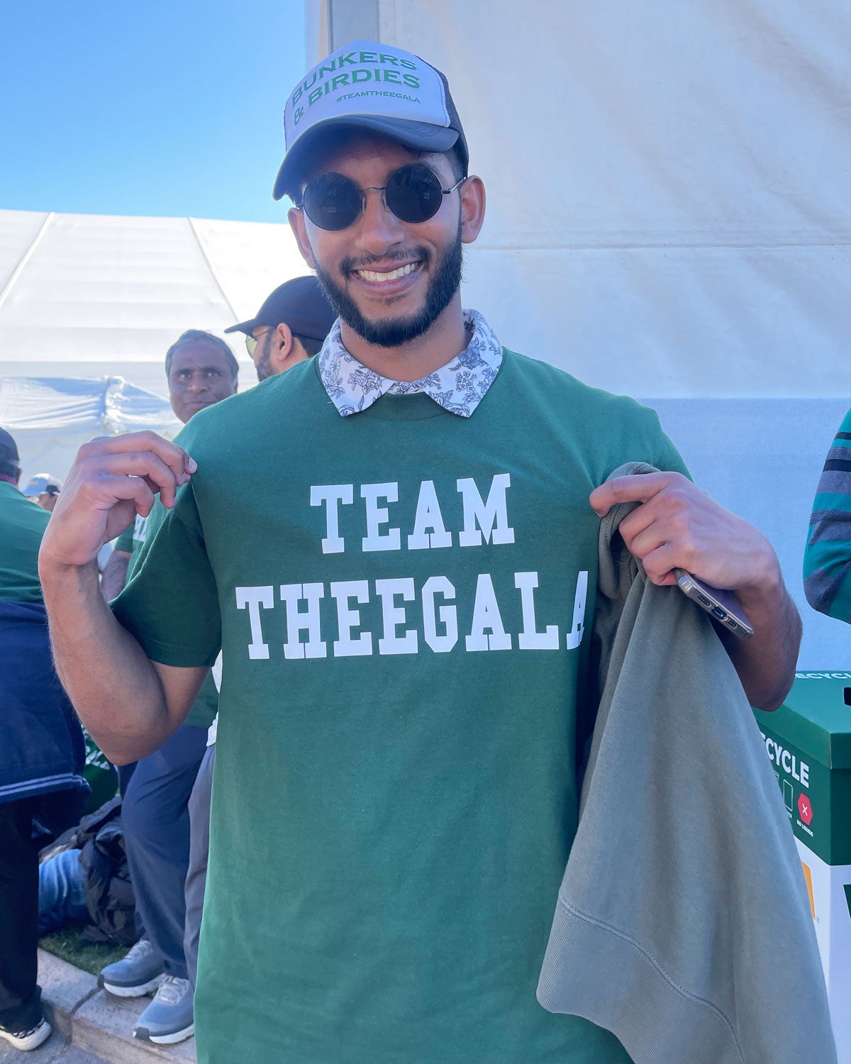A TPC Scottsdale streaker, A-Rod's caddie and Theegala's entourage