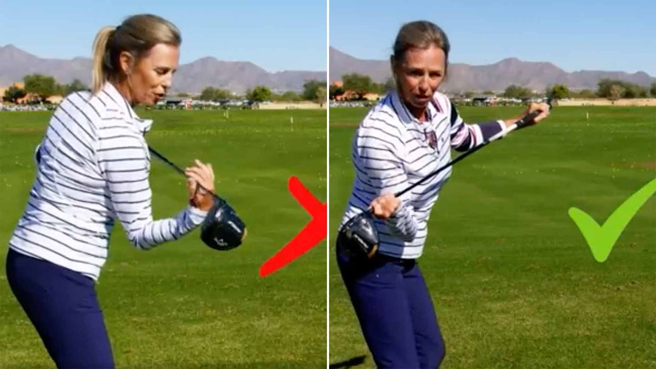 How to stop slicing your driver by using side tilt