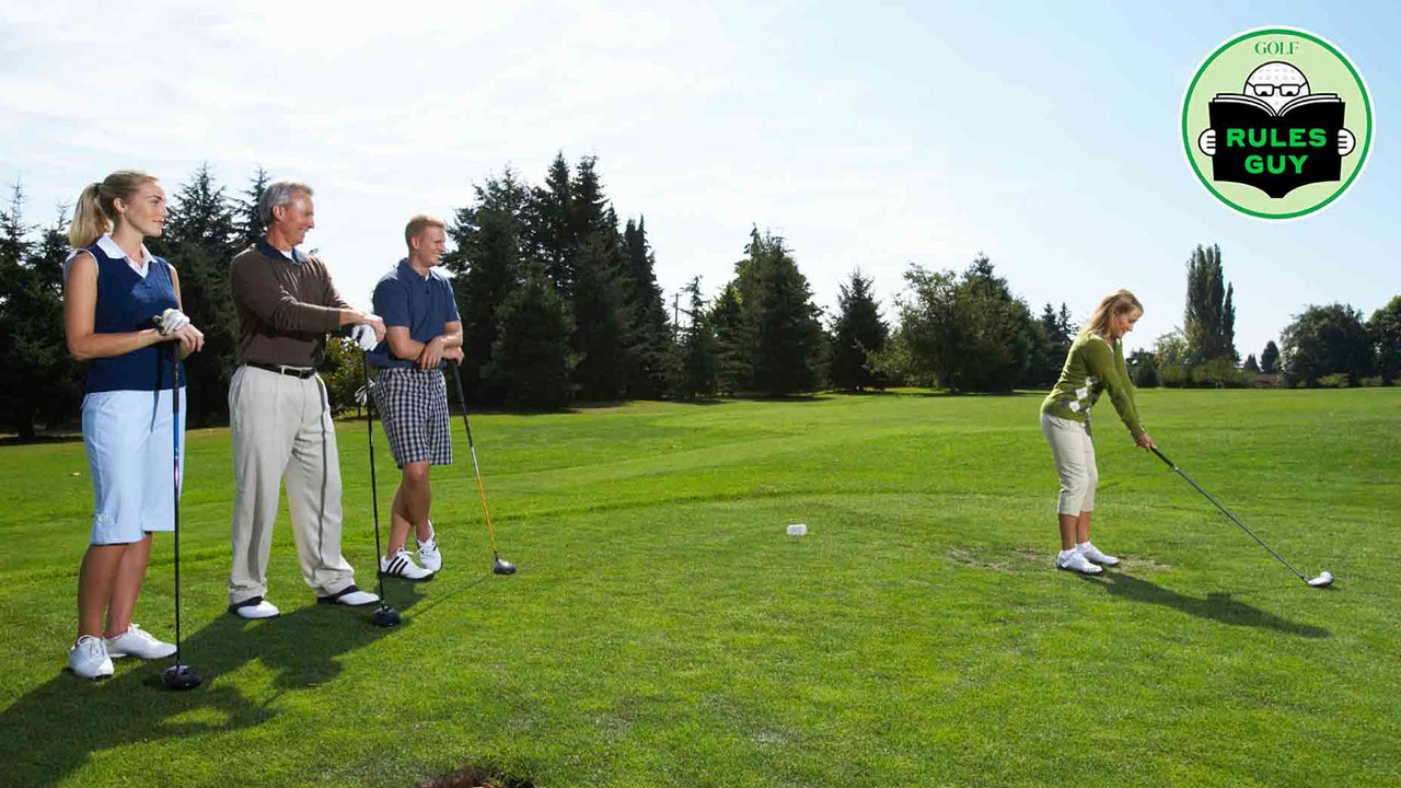 If you have the honor on the tee, do you *have* to hit first?