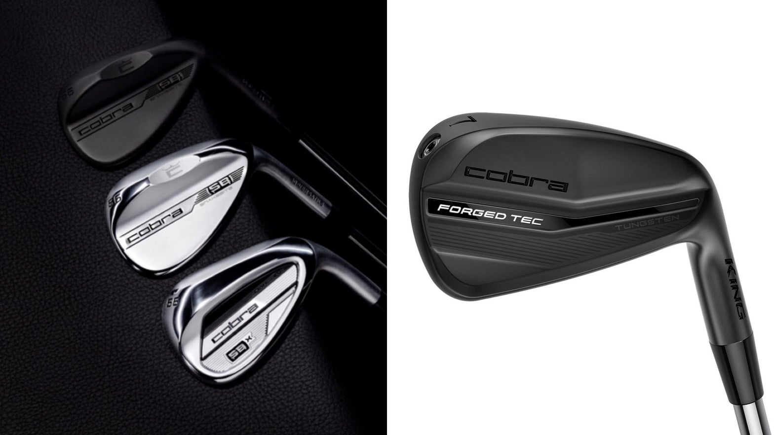 Cobra Snakebite wedges and Forged Tec Black irons: First Look