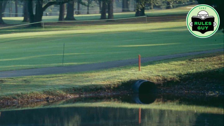 If ball is in penalty area, can you take stance relief from cart path?