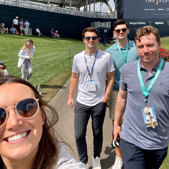 Players meeting, media MVP, family at TPC Sawgrass