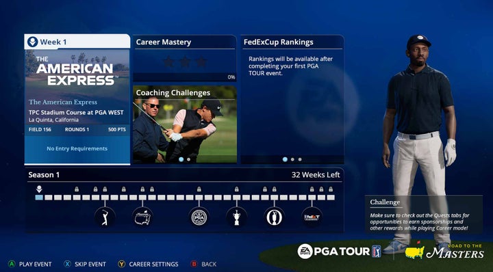 EA Sports PGA Tour: Road to the Masters is a golf game unlike any other