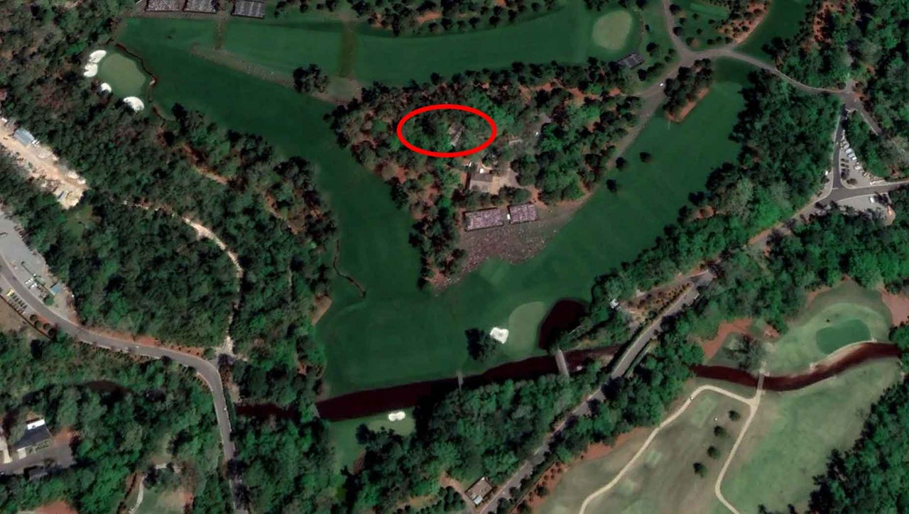 The mysterious cottage in the trees at Amen Corner is the ultimate VIP ...