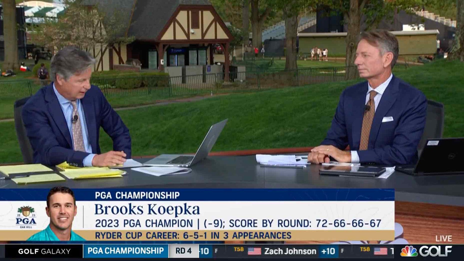 Brandel Chamblee-Brad Faxon Ryder Cup debate got tense Sunday night