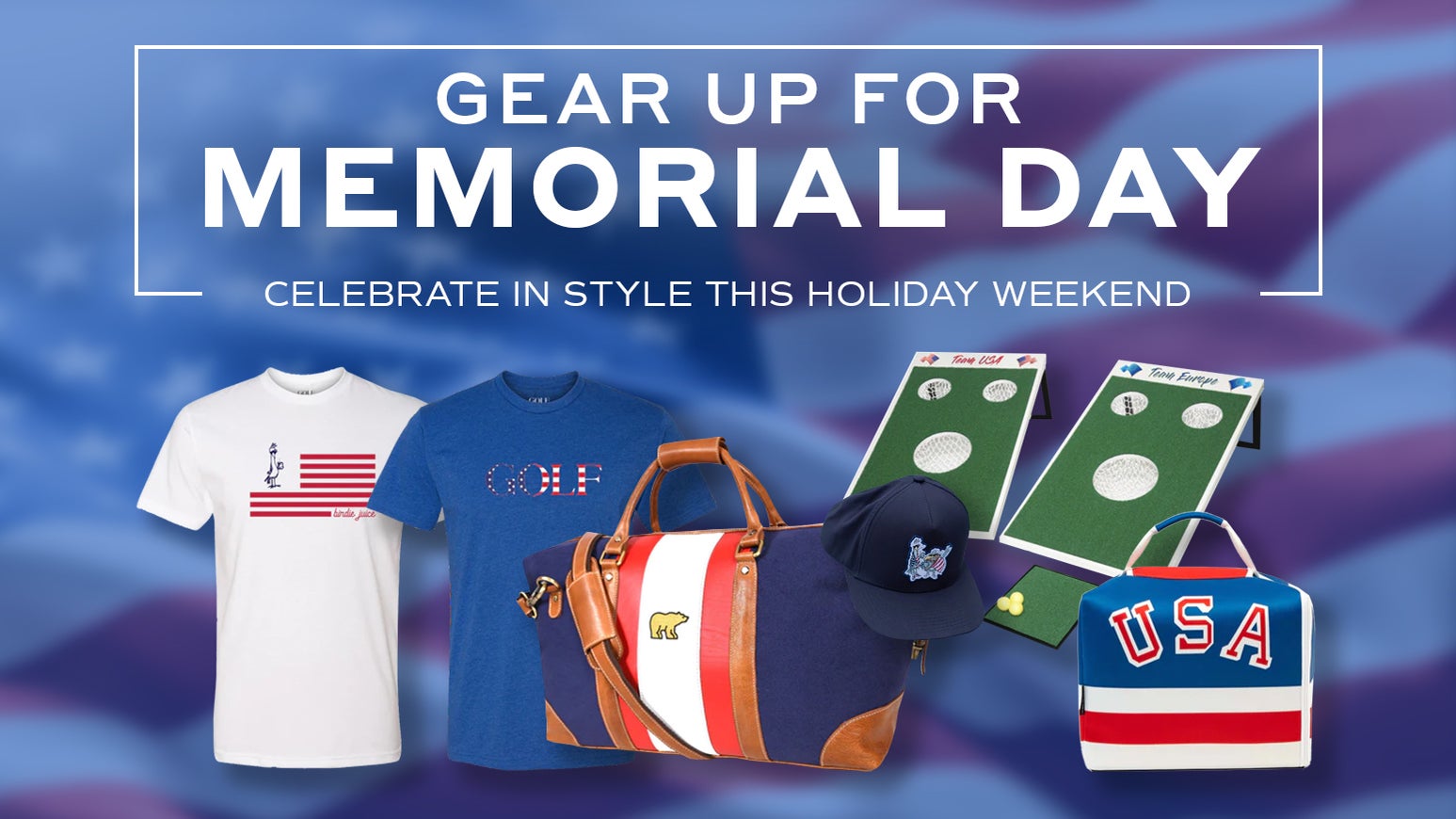 Gear up for Memorial Day weekend with all-American everything at Fairway Jockey