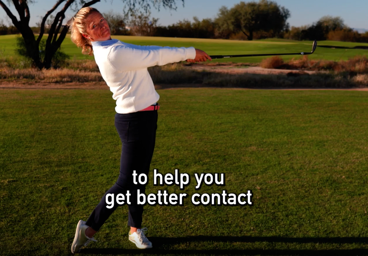 This Babe Ruth drill helps you extend through your shot, just like the pros