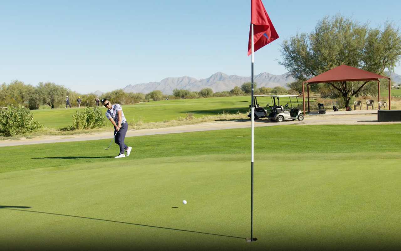Use the flamingo drill to stop hitting thin or chunked shots around the ...