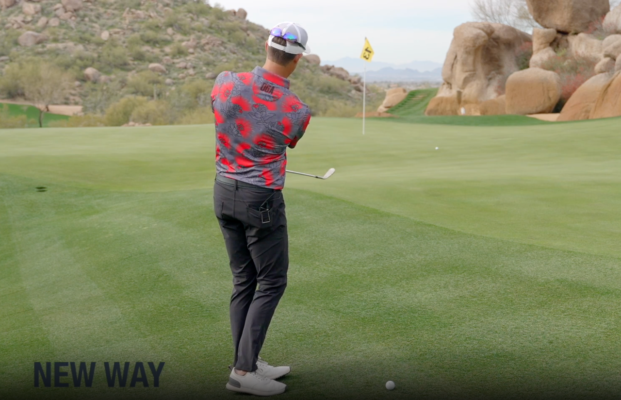 This modern 'hinge and hold' method will even make your mishits better