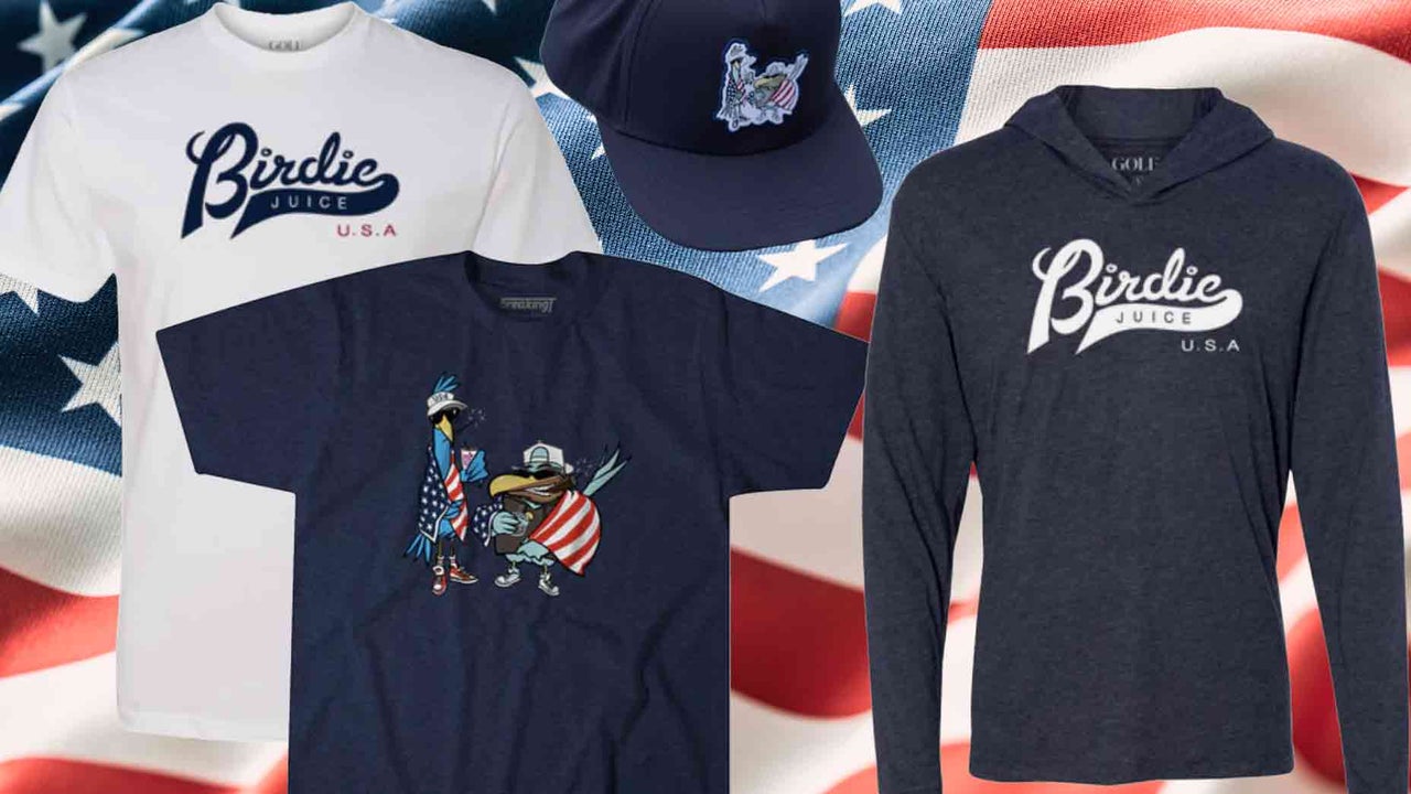 Get ready for the Fourth of July with this patriotic Birdie Juice gear