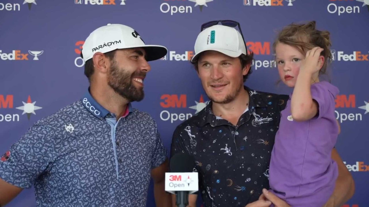 His caddie qualified. They played together. Here's what they learned